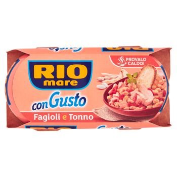 Rio Mare, con Gusto fagioli e tonno 2x160 gr - foodwings