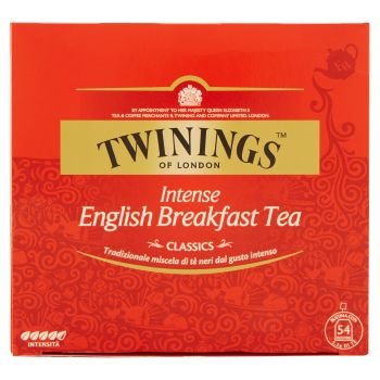 Twinings, Classics Intense English Breakfast Tea 54 filtri - foodwings