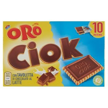 Saiwa, Oro Ciok cioccolato al latte 10 pezzi 250 g - foodwings