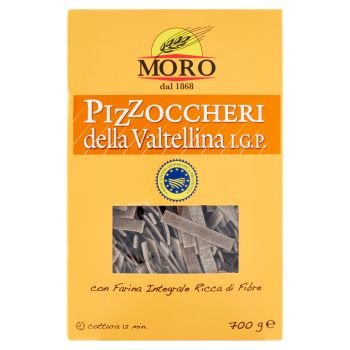 Moro, Pizzoccheri della Valtellina IGP di grano saraceno 700 g - foodwings